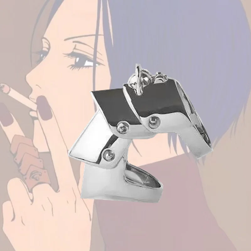 Japanese Anime Mika Nakashima Punk Saturn Four Section Armor Joint Ring ...