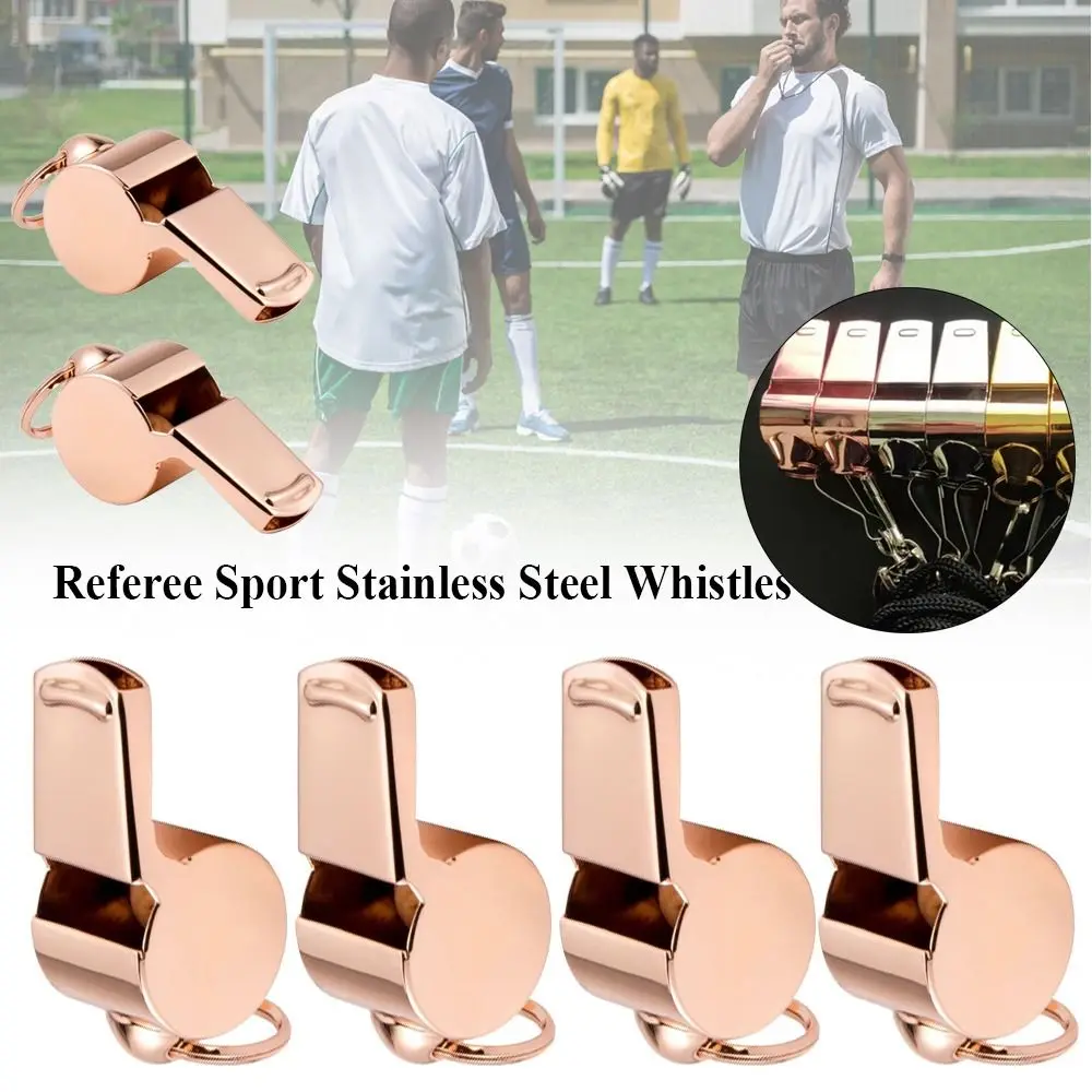 Basketball-With-Black-Rope-Referee-Sport-Rugby-Stainless-Steel-Whistles ...