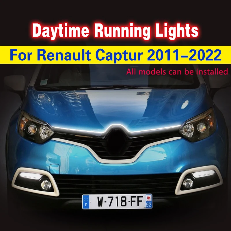 1pcs-For-Renault-Captur-2011-2022-Car-DRL-12V-LED-Daytime-Running-Light ...