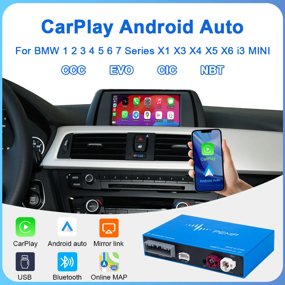 PEMP-for-BMW-Upgrade-CarPlay-MMI-Module-Android-Auto-Box-for-F30-i3-E60 ...