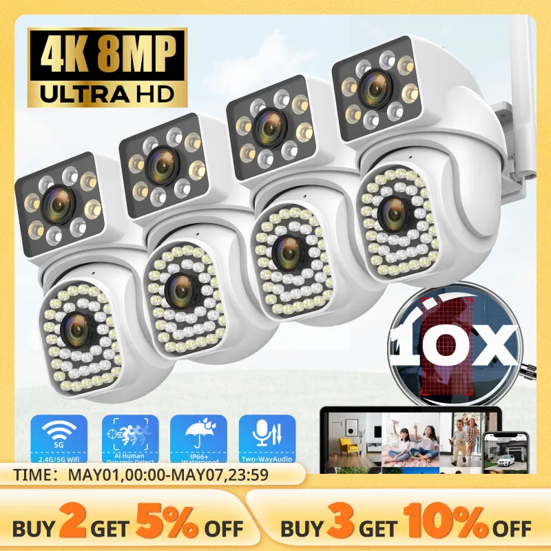 8MP-5G-4K-PTZ-IP-WIFI-Camera-Dual-Lens-Surveillance-10X-Zoom-Security ...