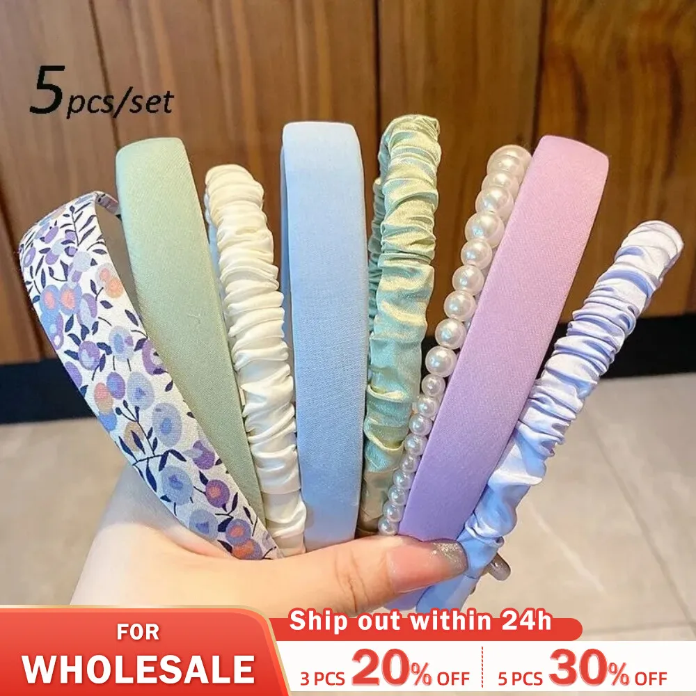 5pcs-Set-Fashion-Women-Cloth-Hair-Bands-Headdress-Headband-Girls ...