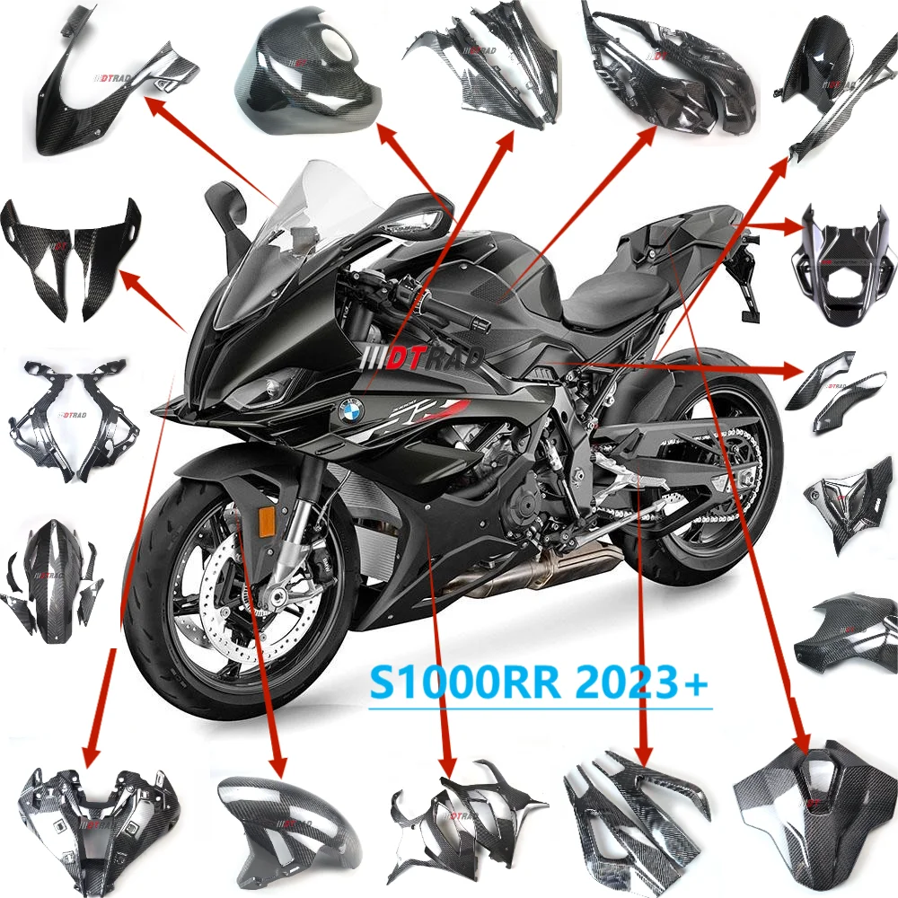 Real-Carbon-Fiber-For-BMW-S1000RR-2024-2023-Motorcycle-Full-Fairing ...