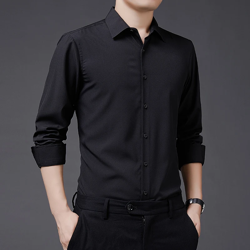 Black Dress Shirts For Men