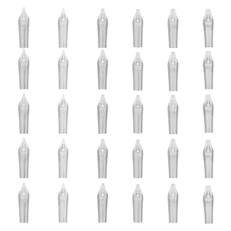 30pcs-Pen-Nibs-Set-Calligraphy-Writing-Pen-Nibs-Fountain-Pen ...