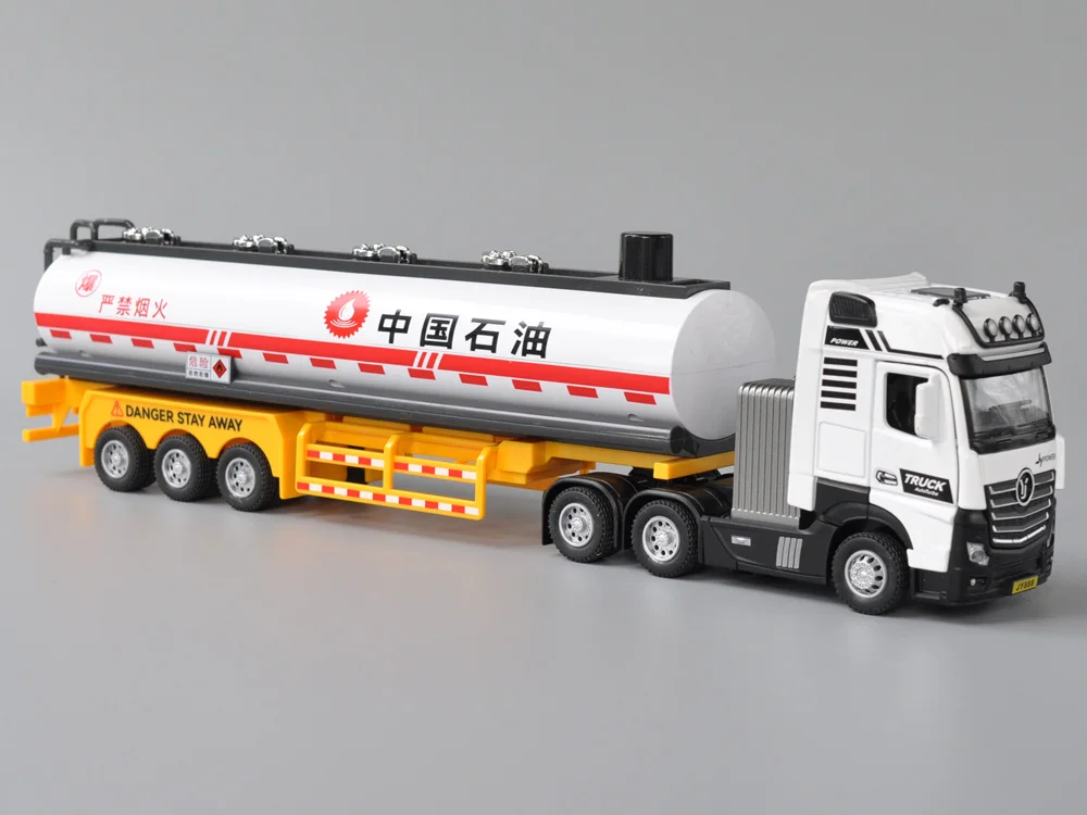 1-50-Diecast-Model-Tanker-Truck-Toy-Tractor-With-Oil-Tank-Semi-Trailer ...