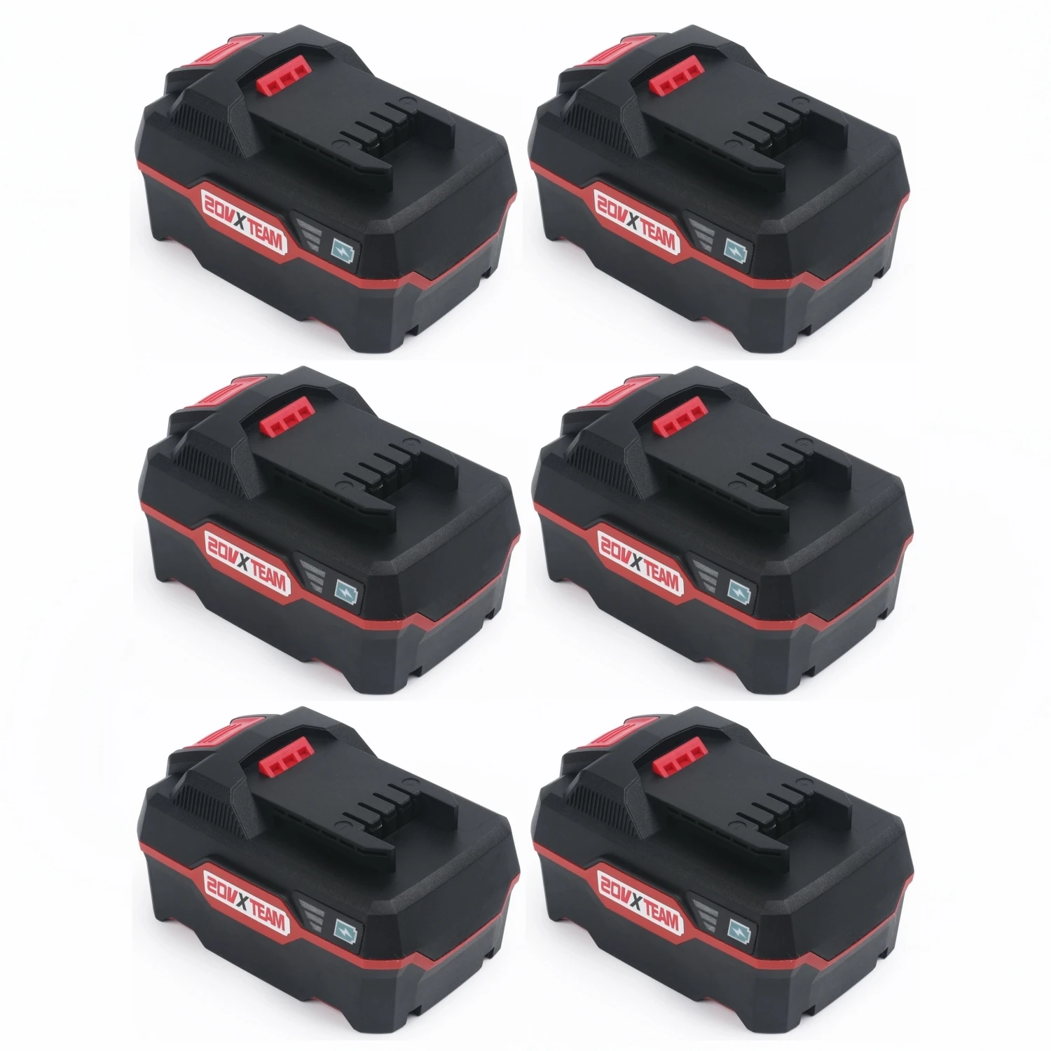 6Packs 20V 5Ah Replacement Lithium-Ion Akkupack for Parkside X 20V Team ...