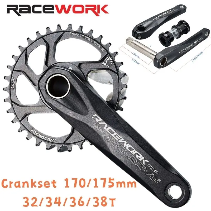 RACEWORK-Crankset-Set-forSRAM-FOR-GXP-for-170-175mm-Mountain-Bike ...