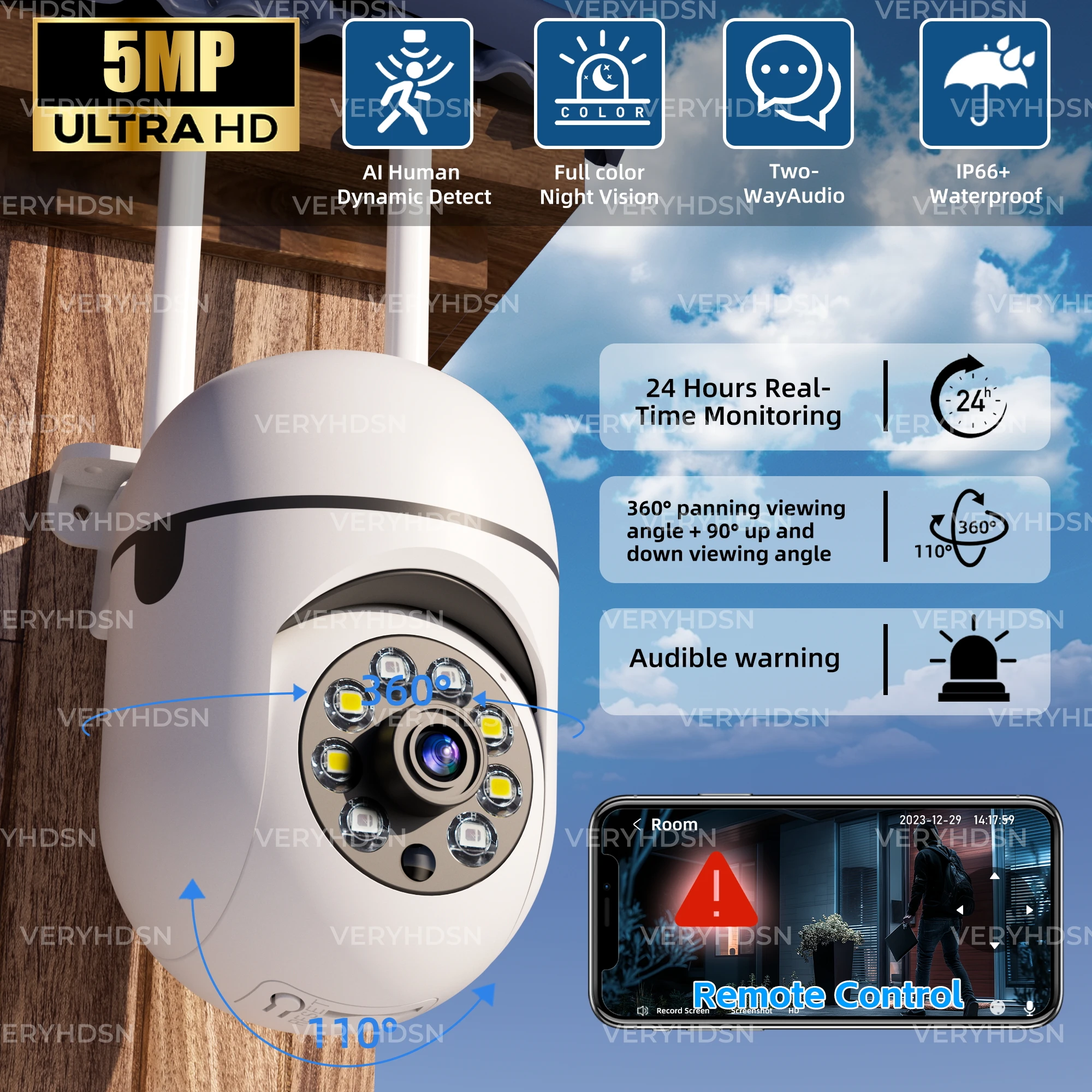 5MP-Surveillance-Camera-PTZ-CCTV-IP-Wifi-Camera-4X-Zoom-Security ...