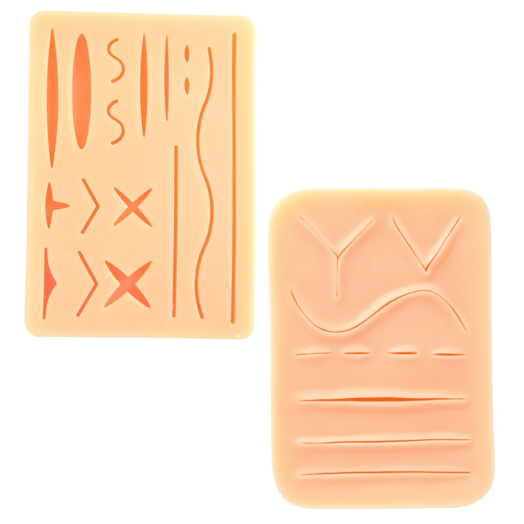 Reusable Surgical Suture Kit Pad Silicone Fake Skin Suture Medical ...