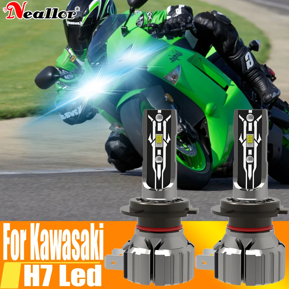 2x-H7-Led-Light-Motorcycle-Headlight-Canbus-Car-Fog-Bulb-Moto-Driving ...
