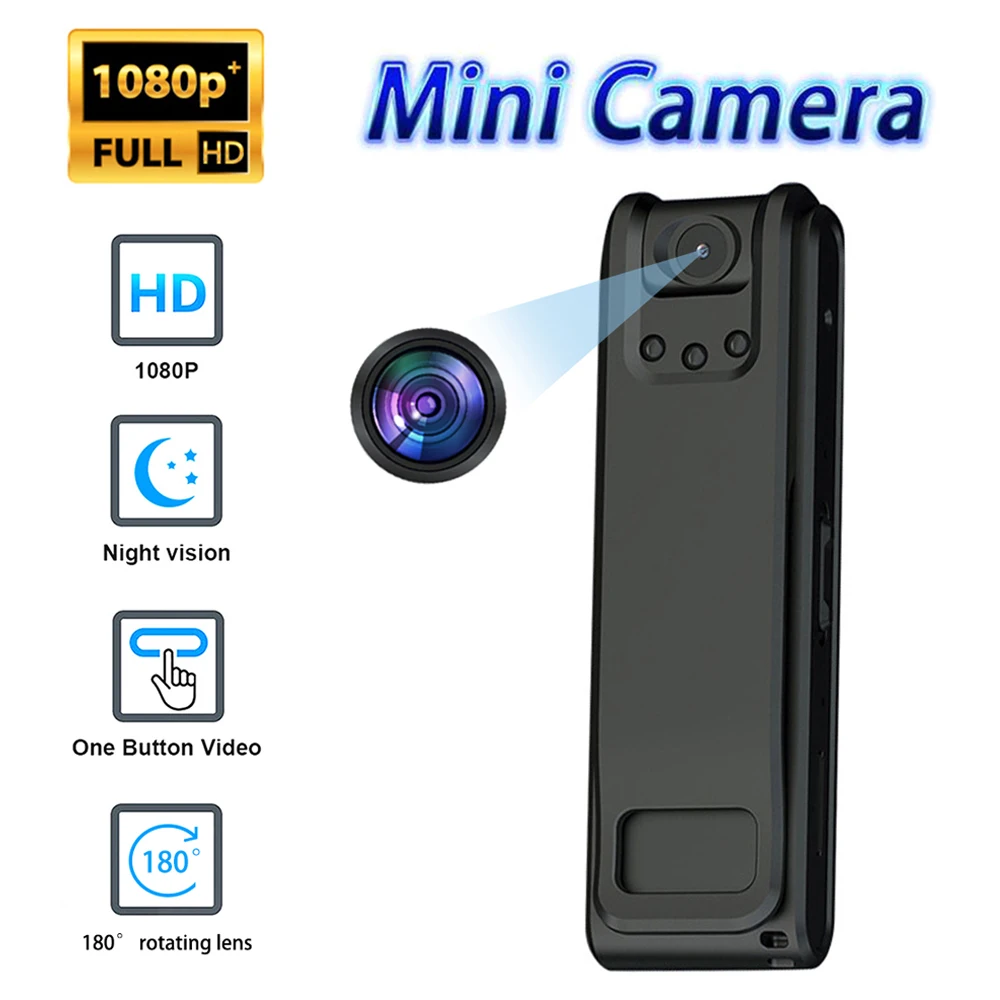 HD 1080P Mini Camera Portable Digital Video Recorder Police BodyCam ...