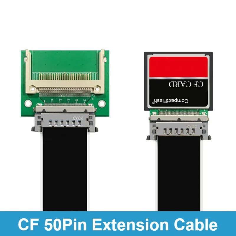 New CF Compact Flash Card Extender Cord 50Pin Interface Extension Cable ...
