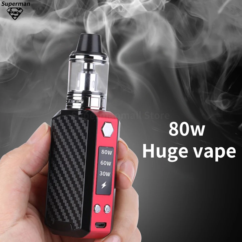 Vaper-vape-kit-80W-e-cigarette-smoke-elecetronic-vaporizer-pen-2200mah ...
