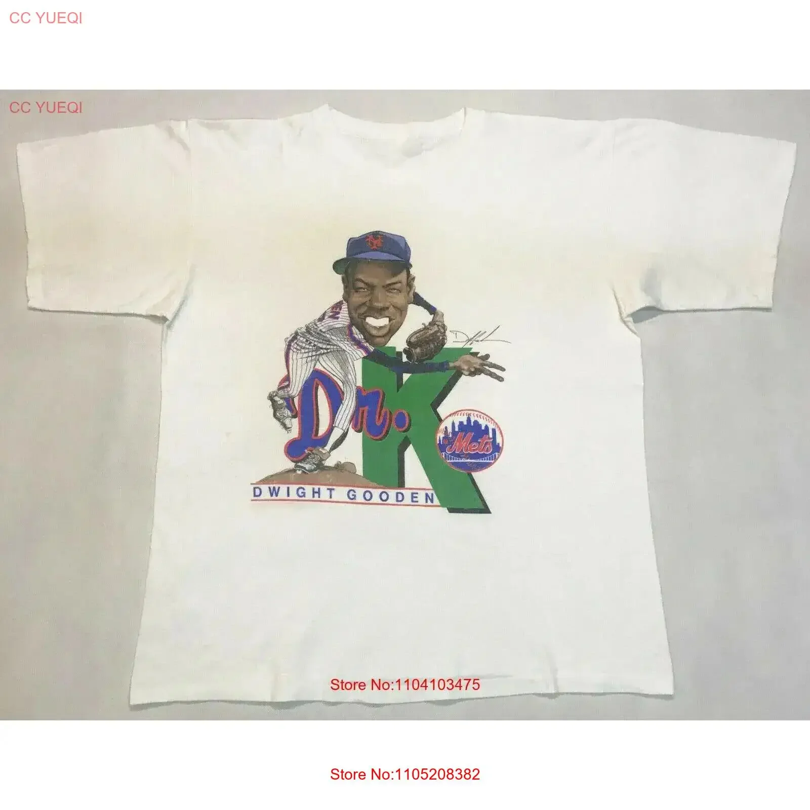 VTG Dwight Gooden Men T shirt White All Sizes JJ4582 vintage Washed ...