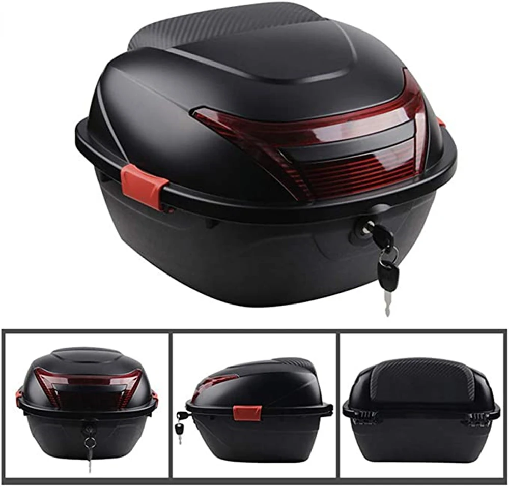 Motorcycle-Scooter-Luggage-Trunk-Top-ABS-Durable-Case-Electric-Motor ...