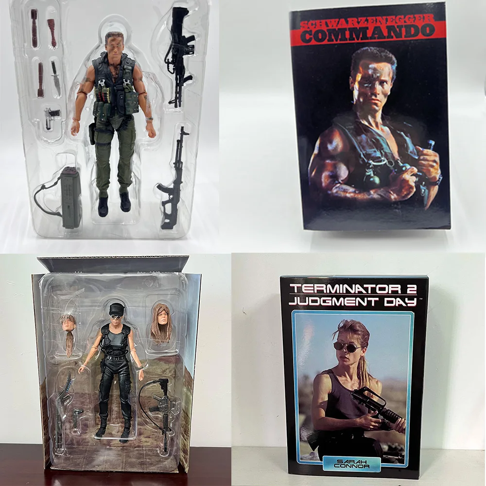NECA-Sarah-Terminator-Figure-2-Judgment-Day-T-800-Arnold-Schwarzenegger ...