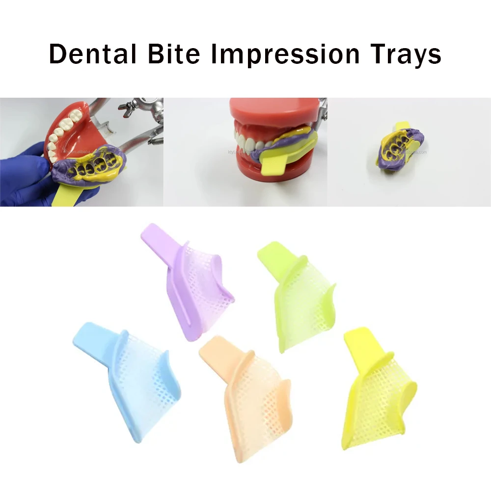 Dental Bite Trays Impression Partial Posterior Teeth Registration With ...