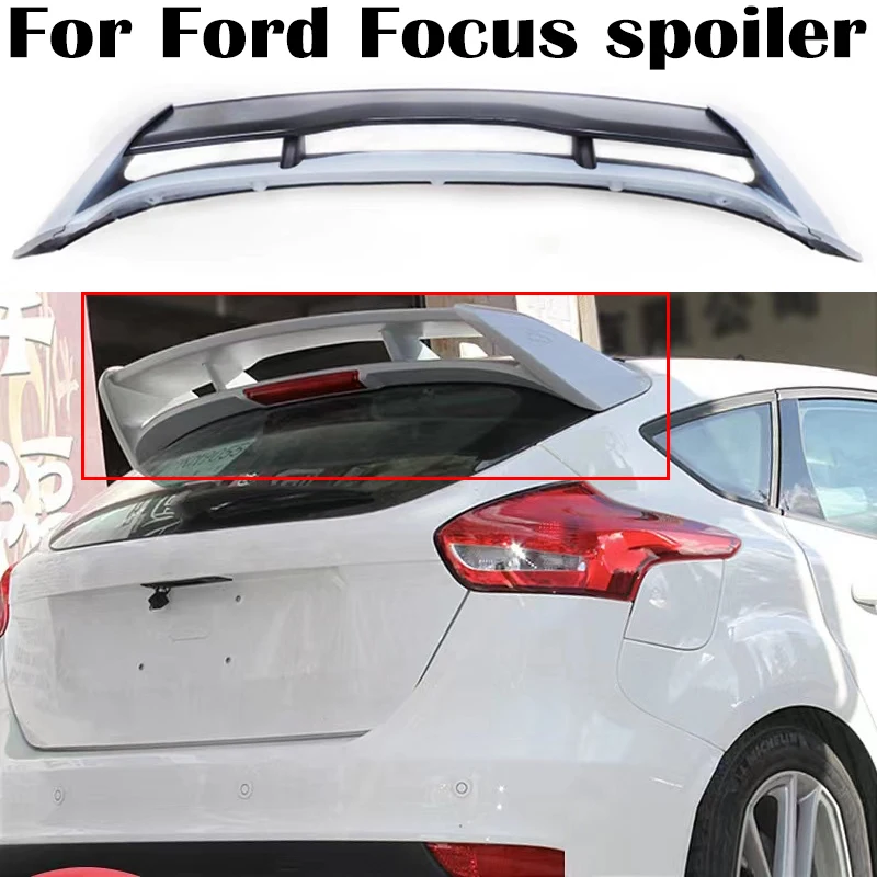 For-Ford-Focus-SE-Hatchback-MK3-Spoiler-2012-2013-2014-2015-2016-2017 ...
