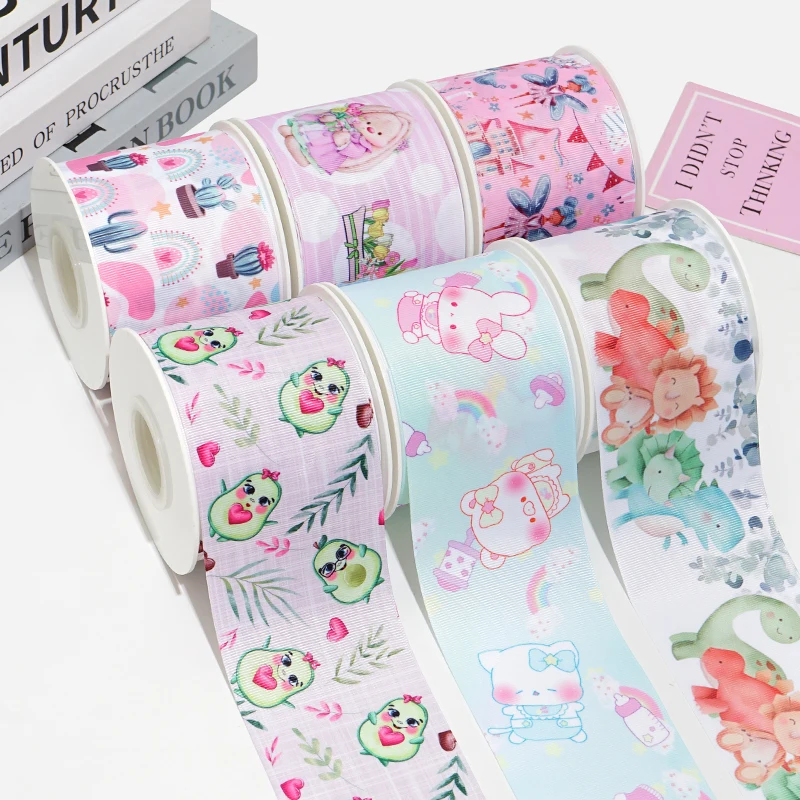 DIY-Cartoon-Tier-gedruckt-Satin-Ripsband-f-r-Bastel-bedarf-N-h-zubeh-r ...