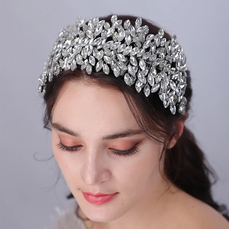 Rhinestone Wedding Headdress | Rhinestone Hair Accessories | Wedding ...