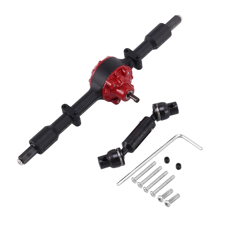 Metal-Rear-Axle-Bridge-With-Drive-Shaft-For-WPL-D12-B14-B24-B16-B36-C14 ...