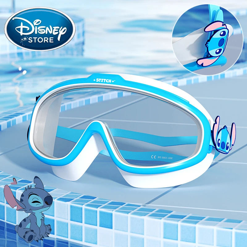 Disney-Genuine-Stitch-Children-Large-Frame-Swimming-Goggles-Anti-Fog ...