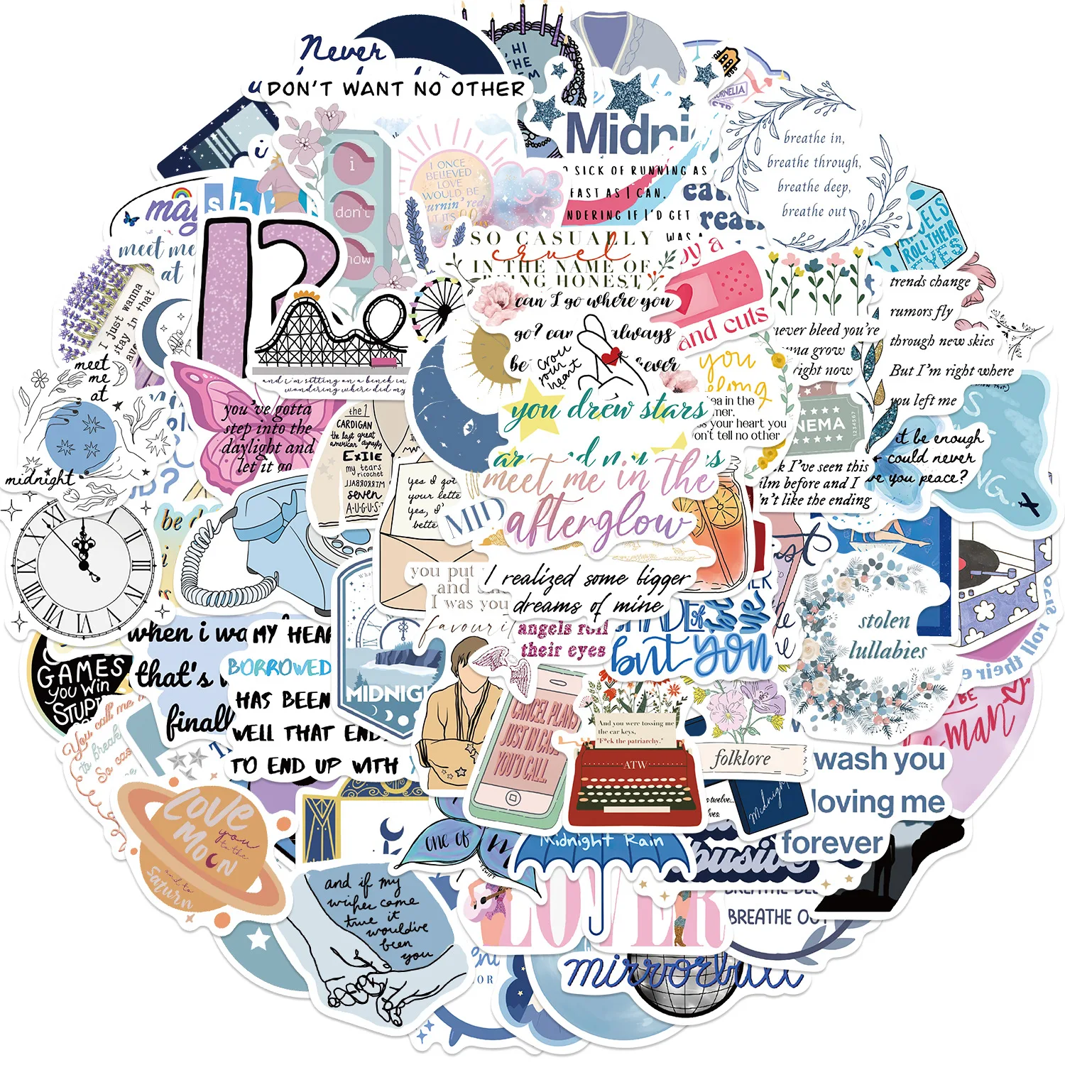 10-30-50-100Pcs-NEW-Headless-portrait-Taylor-Swift-stickers-Graffiti ...