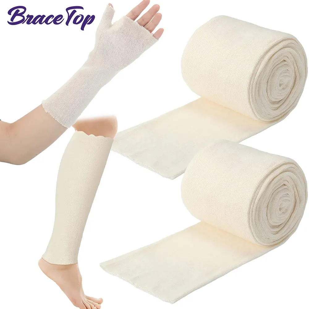 BraceTop-Elastic-Tubular-Support-Bandage-Natural-Color-for-Large-Knee ...