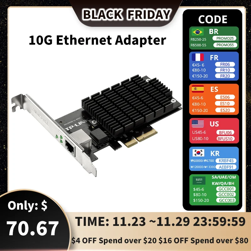 Tp-link-2500mbps-2-5g-10g-Ethernet-2-5g-Lan-10ge-network-card-10g-lan ...