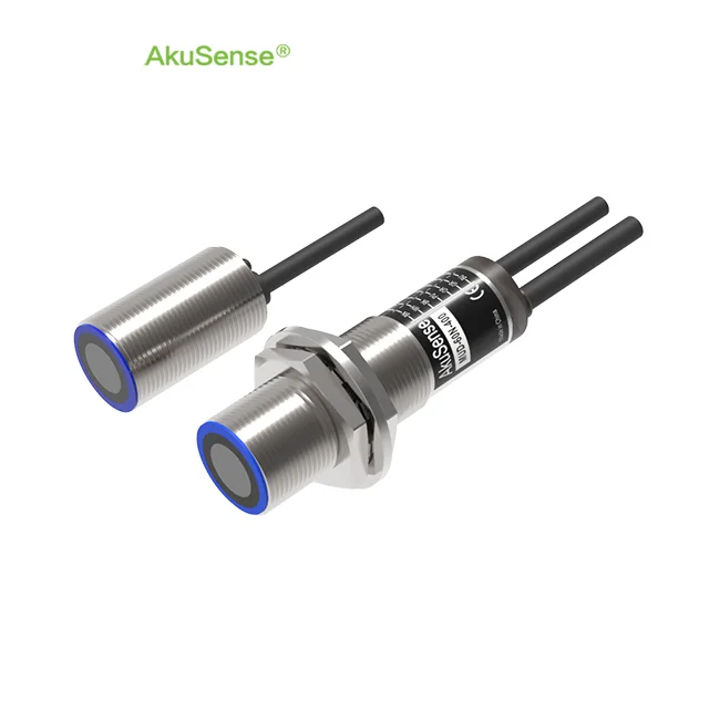 Double Sheet Sensor 20 60mm 200Khz Ultrasonic Transducer No Nc ...
