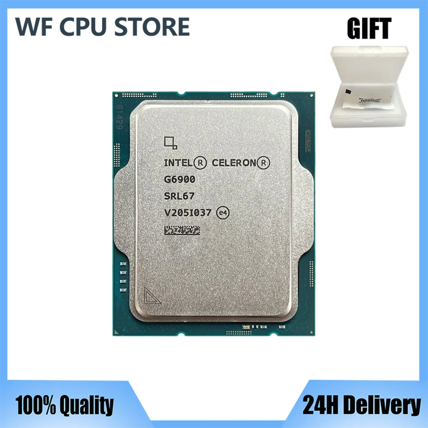 Intel Celeron G6900 CPU Processor G6900 3.4 GHz 2-Core 2-Thread 46W LGA ...