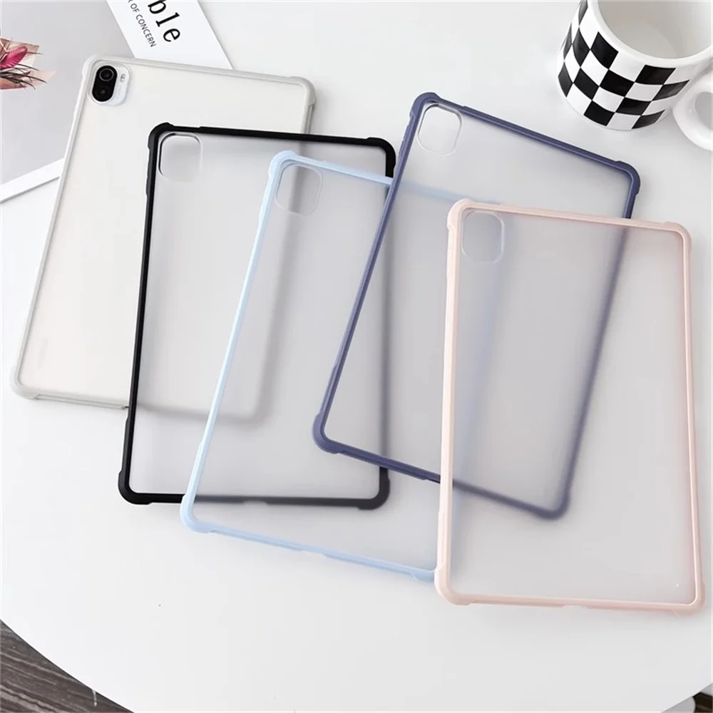 Matte-transparent-PC-Hard-Tablet-Case-for-Xiaomi-Pad-5-6-Pro-Soft-Edge ...