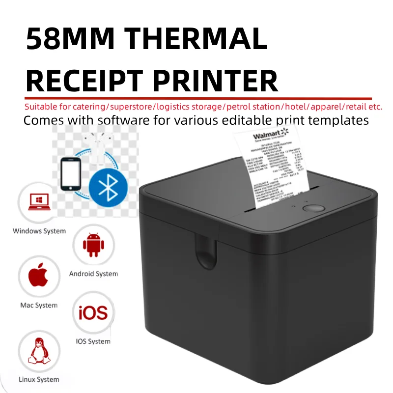 HZTZ-58mm-Thermal-Receipt-Printer-for-Android-iOS-Windows-system-can-be ...