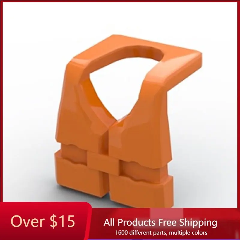 10PCS-Replaceable-Assembles-Particles-97895-Life-Jacket-Bricks-Building ...