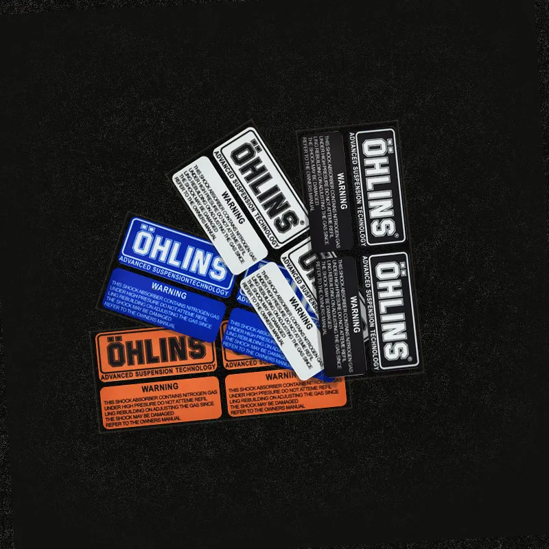 Reflective-OHLINS-Racing-Suspension-shock-Motorcycle-Accessories-Decal ...