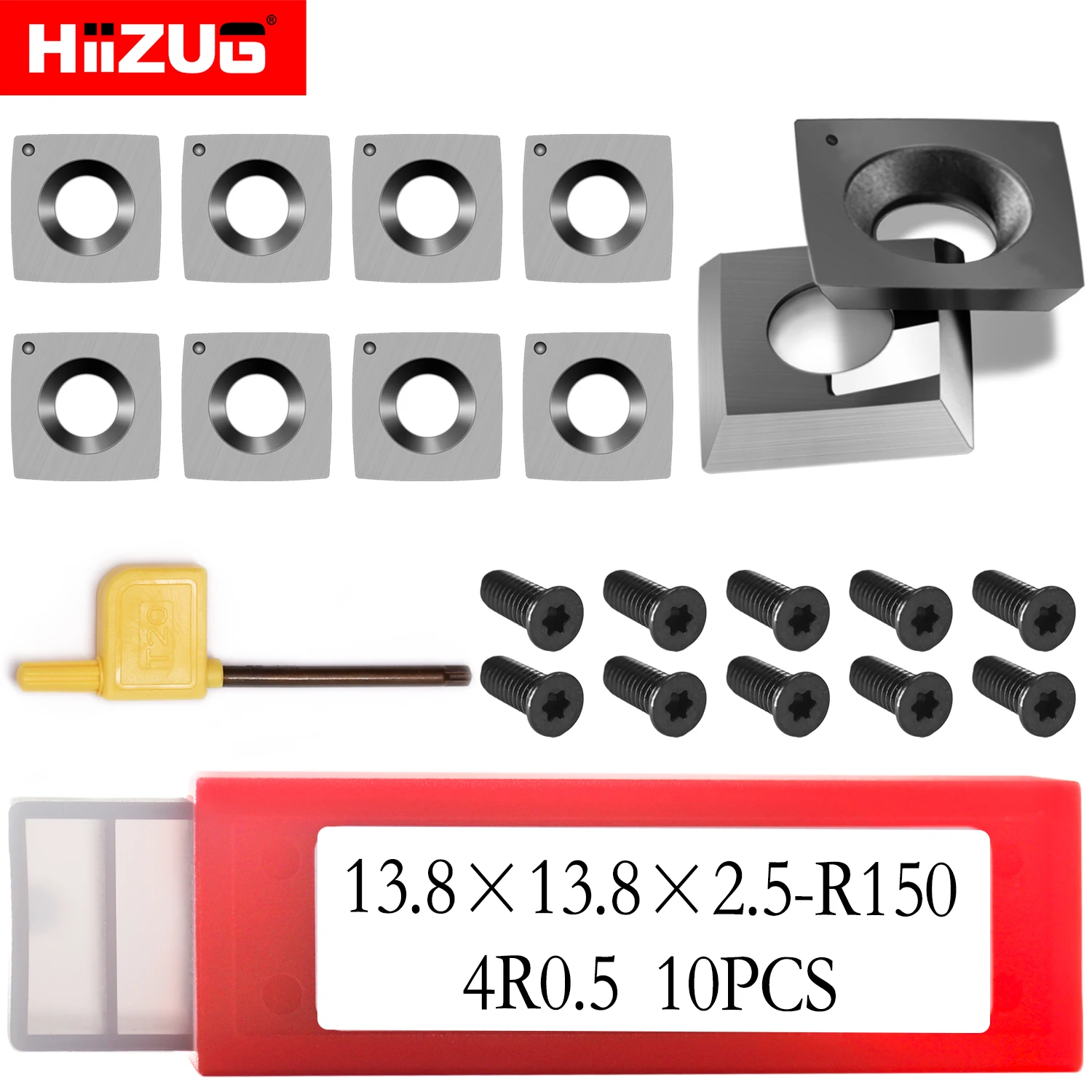 13-8mm-Square-Carbide-Inserts-R150-4R0-5-Carbide-Blade-for-Spiral ...