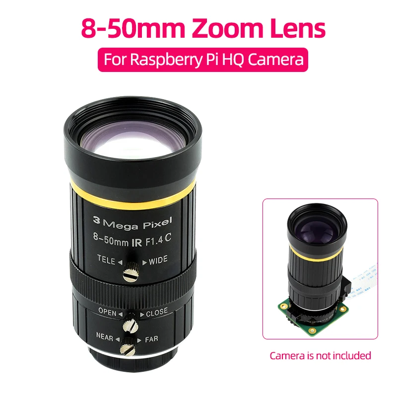 6mm Lens CS-mount Camera Lens for Raspberry Pi High Quality Camera 12.3 ...