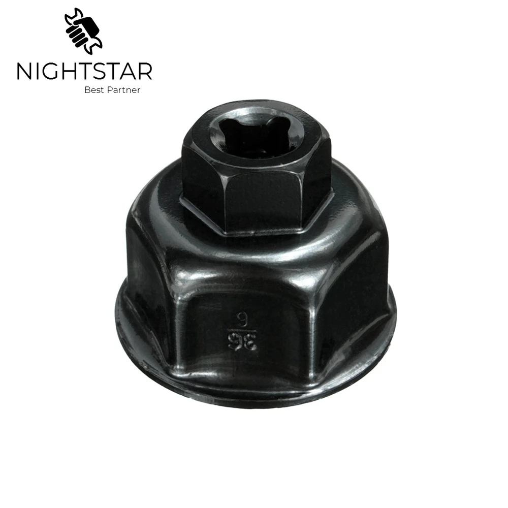 Binoax 27mm 32mm 36mm Black Car Oil Filter Wrench Cap Socket Drive For ...