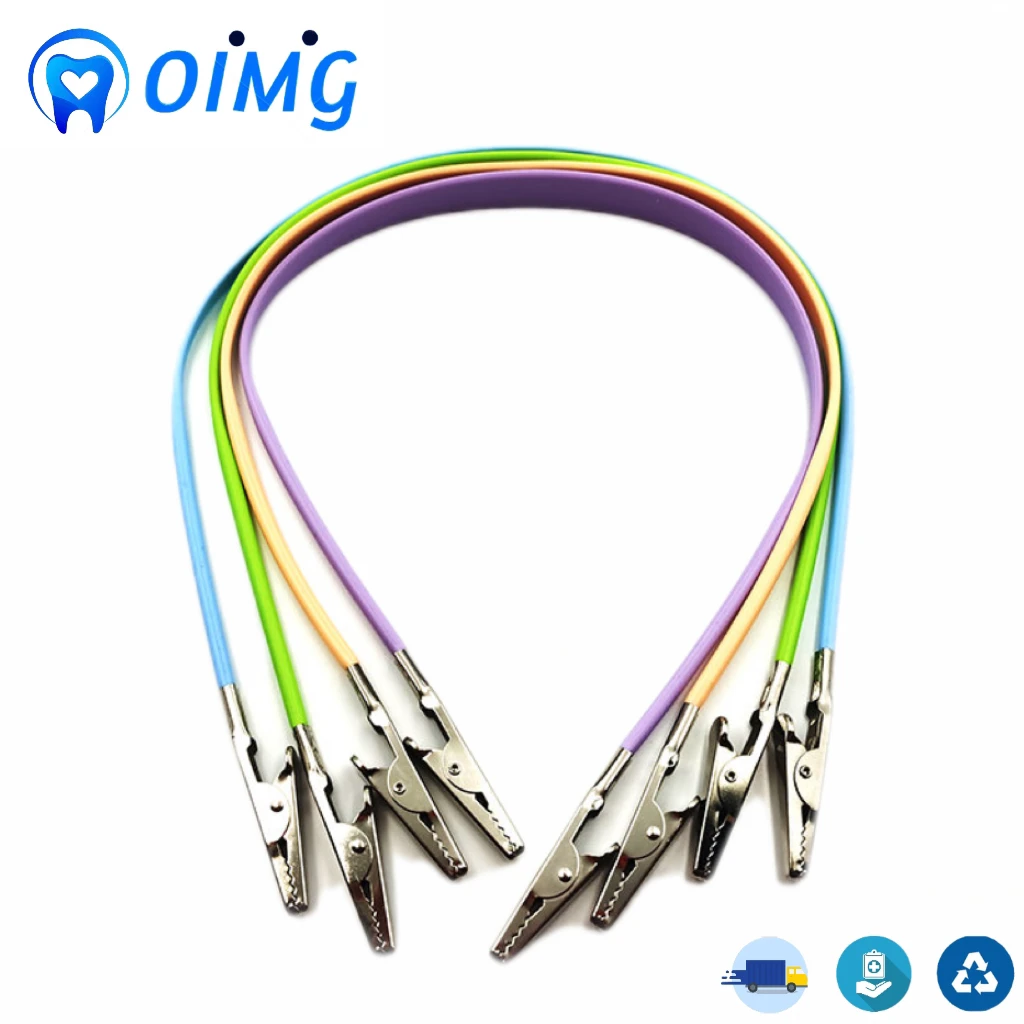 Dental-Multicolor-Dental-Bib-Clips-Chain-Napkin-Holder-Autoclavable ...