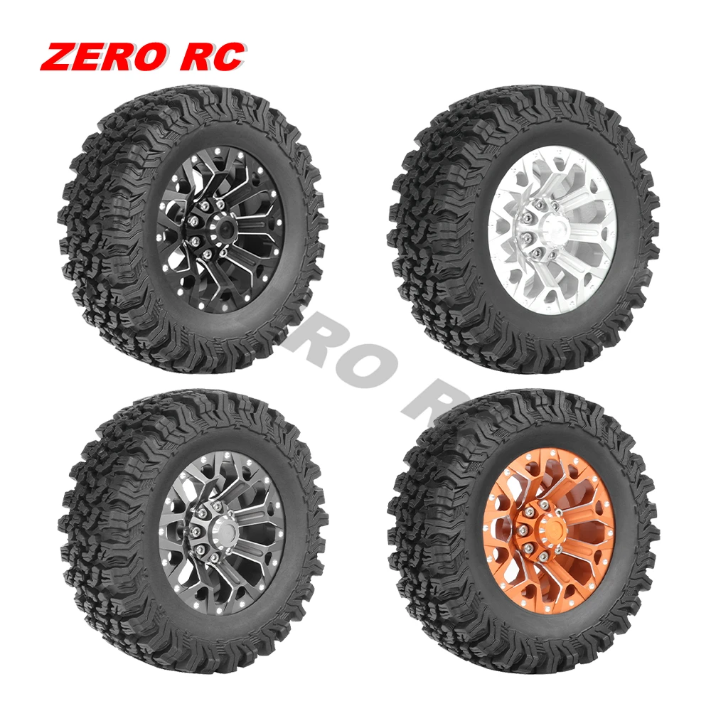Assembled-Rock-Crawler-90mm-Soft-Tires-CNC-Metal-Beadlock-Wheel-1-9-For ...