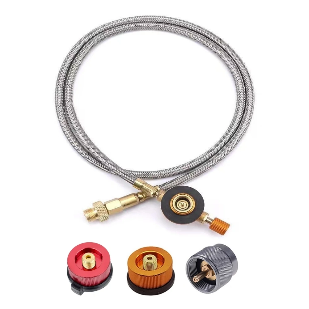 100cm-Extension-Tube-Camping-Stove-Propane-Tank-Adapter-Mapp-Gas-Tank ...