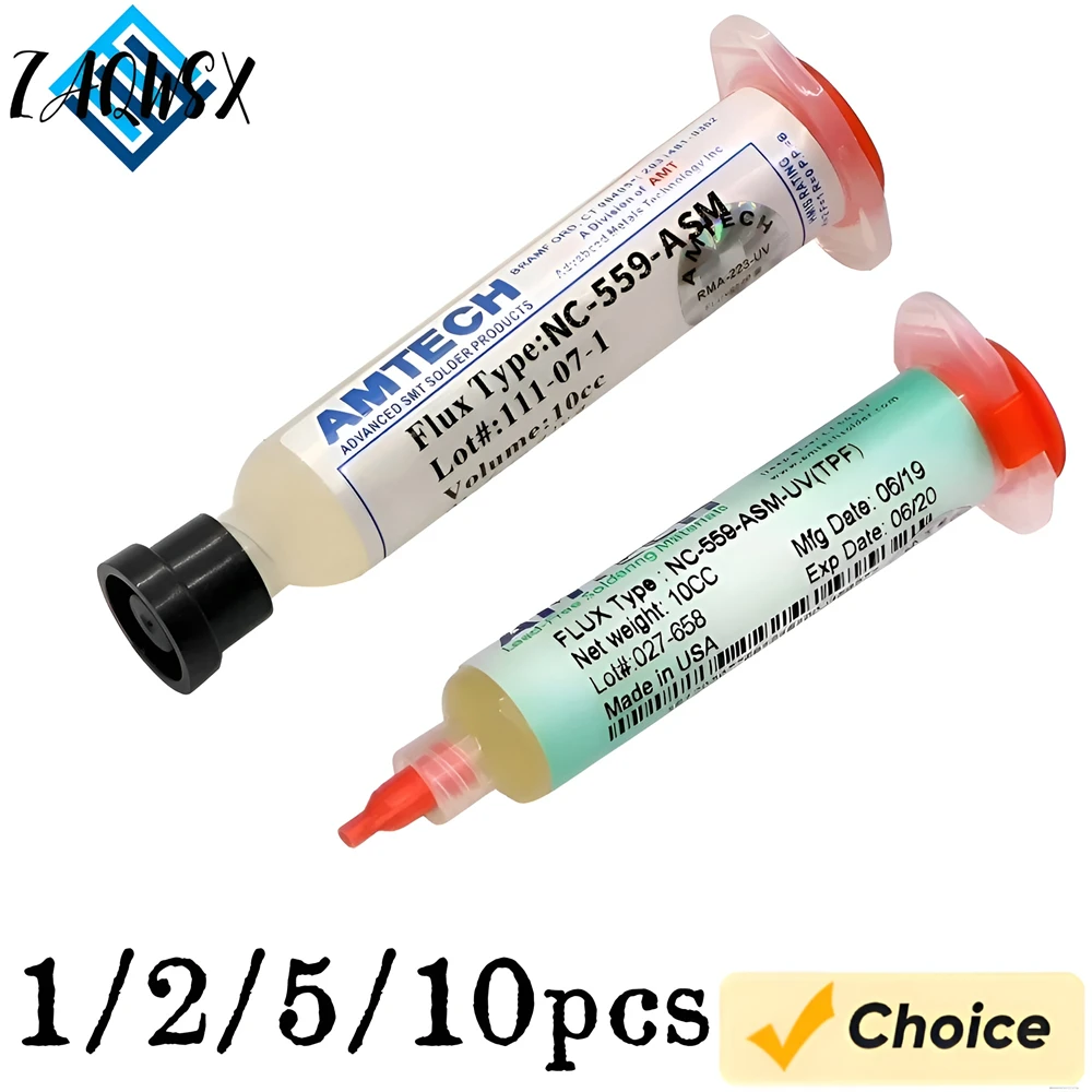 Original-AMTECH-Solder-Soldering-Paste-Oil-10cc-NC-559-ASM-TPF-BGA-PCB ...