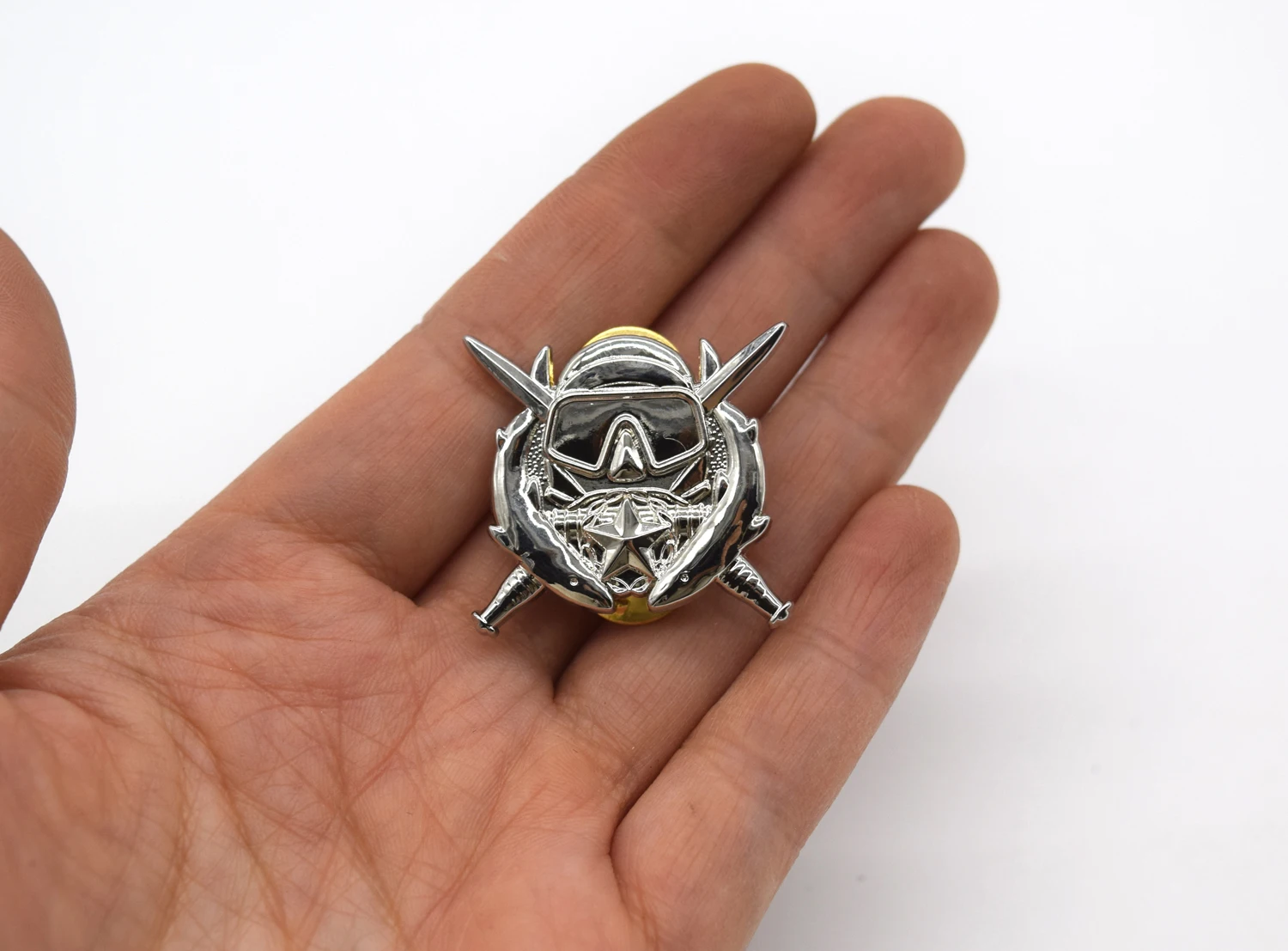 US Special Forces Scuba Combat Operations Diver Metal Badge Pin Sliver ...