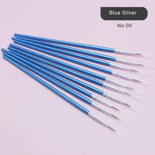 10Pcs/Set Fine Hand-painted Thin Hook Line Pen Short Wood Rod Drawing ...