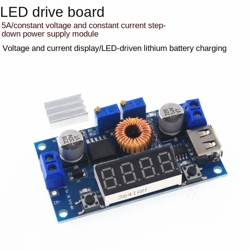 Купить дешево 5A XL4015 constant voltage and current step-down power ...