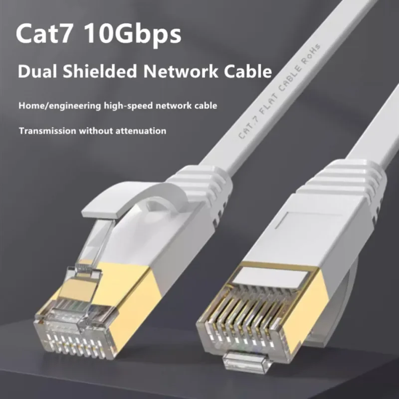 CAT-7-Ethernet-Cable-RJ45-Cat7-10Gbps-Lan-Cable-RJ-45-Flat-Network ...