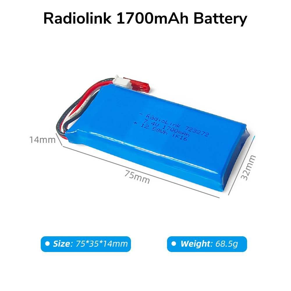 Radiolink-1700mAH-2S-Battery-for-Transmitters-RC8X-FULLYMAX-7-4V-2S ...