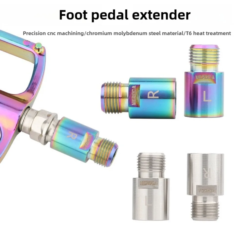 Bicycle pedal extension shaft, mountain bike and road bike lengthened ...
