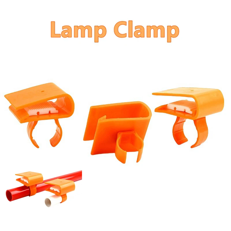 1PC T4 T5 T8 T12 Lamp Clamp Aquarium Fish Tank Tie Bar PVC Pipe Clamp ...
